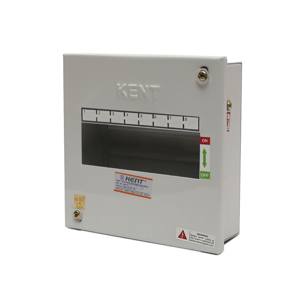 6 Way MCB Box (S.P.) Iron (Deluxe)